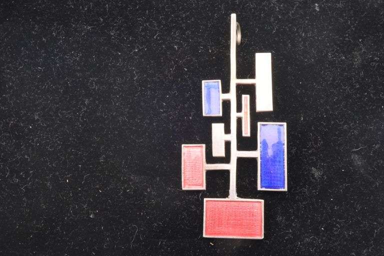 Just a. Sterling Silver Bracelet, Borgila Swedish MCM Necklace and Meka ...
