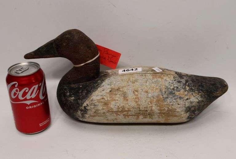 Sam Barnes Canvasback Duck Decoy - Dixon's Auction at Crumpton