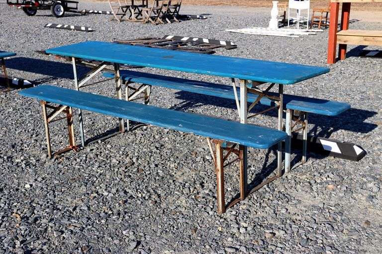 *NO STORAGE* Vintage Picnic Table - Dixon's Auction at Crumpton