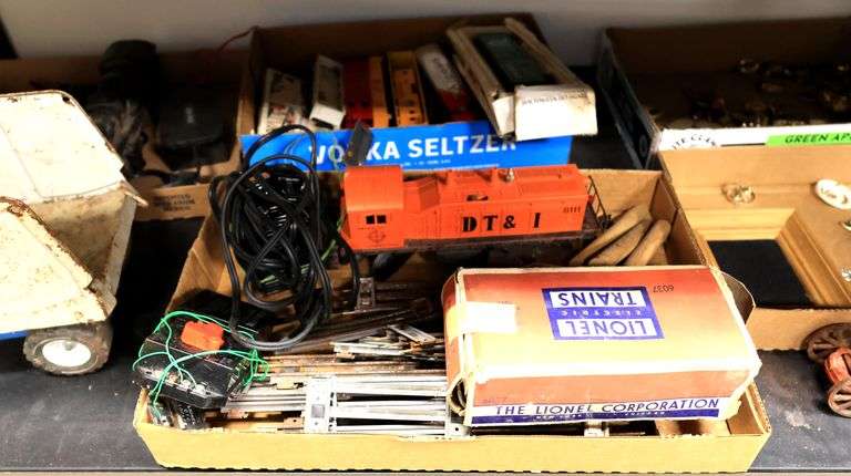 Lot Vintage Tonka Truck, Train Set Parts, Costume Jewelry Etc. - Dixon ...