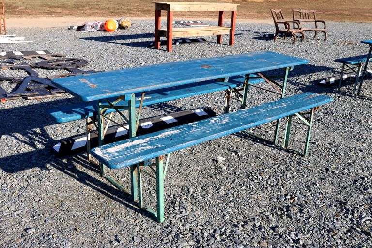*NO STORAGE* Vintage Picnic Table - Dixon's Auction at Crumpton