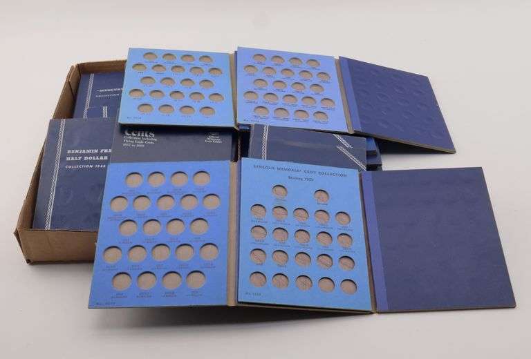 Group of Empty U.S. Collection Books - Dixon's Auction at Crumpton