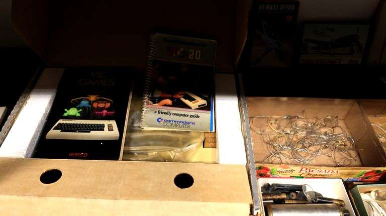 Lot of Vintage Glasses, Tape Recorder, Vintage Commodore Vic 20 ...
