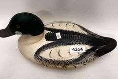 R. Madison Mitchell 1955 Goldeneye Duck Decoy - Dixon's Auction at Crumpton