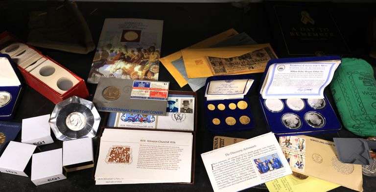 Coin & Currency Collection, Silver Clad Morgan Dollars, Reagan & Bush ...