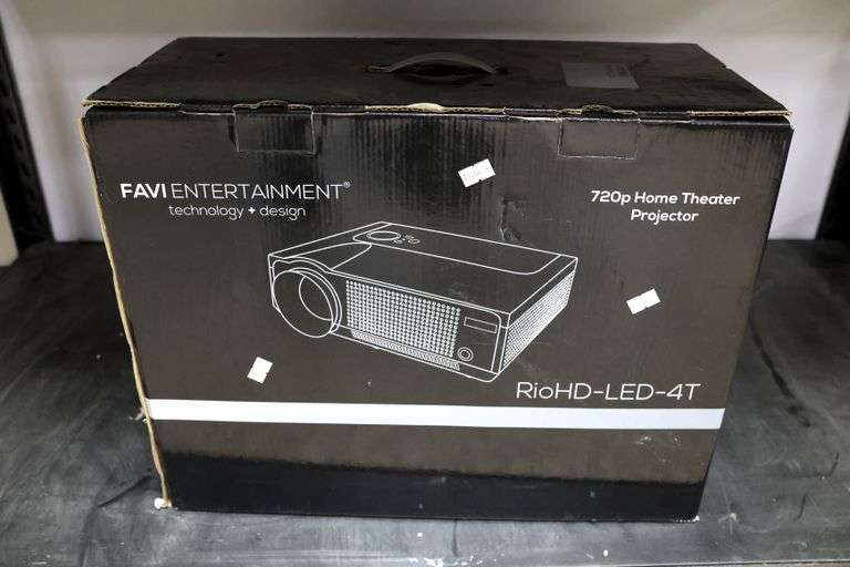 Used: Favi Entertainment Home Theater Projector, [As-Is, Item(S) Is ...