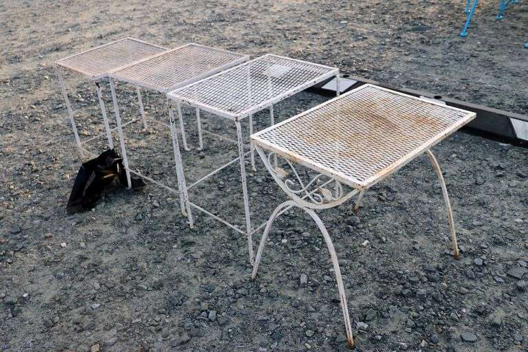 *NO STORAGE* Wrought Iron Tables, Etc. - Dixon's Auction at Crumpton