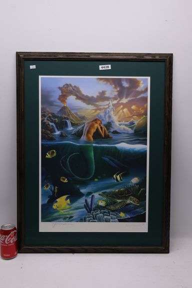 Robert Wyland Artist Signed "Mermaid Dreams" Print - Dixon's Auction at ...