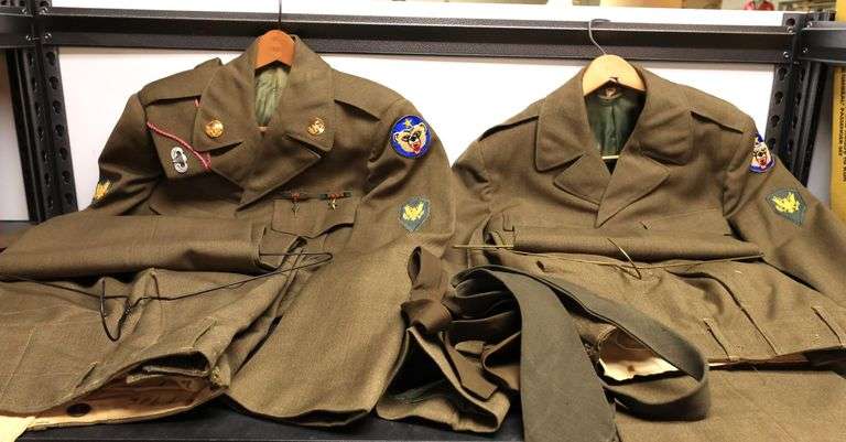Vintage US Army Alaska Defense Force Uniforms - Dixon's Auction at Crumpton
