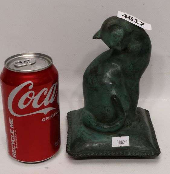 Bronze Sculpture of Cat - Dixon's Auction at Crumpton