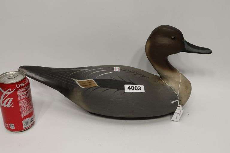William Veasey Pintail Duck Decoy - Dixon's Auction at Crumpton