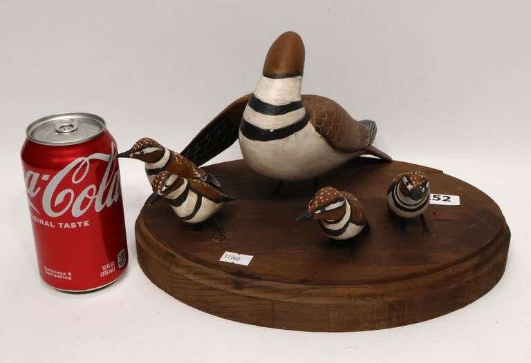 Zack Ward Shorebird Family Sculpture - Dixon's Auction at Crumpton