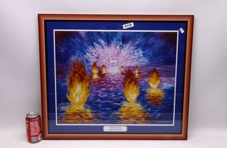 A. Mendez Ferrell Print - Dixon's Auction at Crumpton