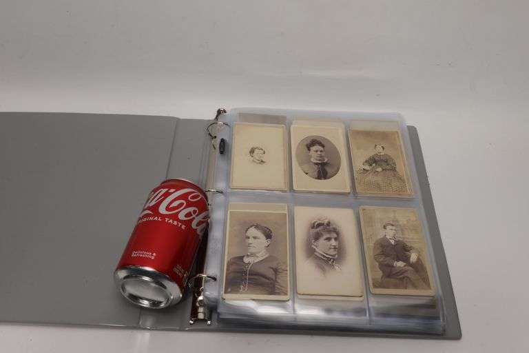 Binder Full of Antique Cdv Photographs - Dixon's Auction at Crumpton