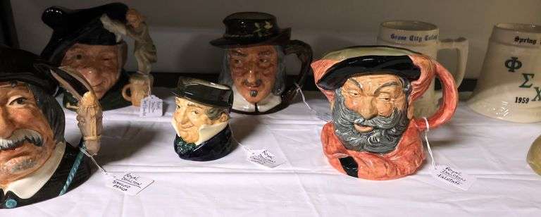 Collection of Royal Doulton Toby Character Mugs - Dixon's Auction at ...