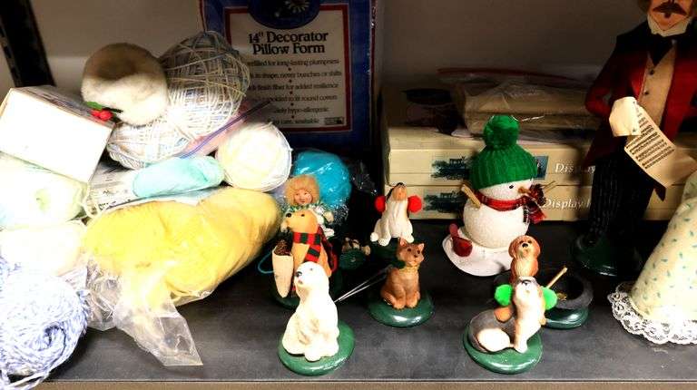 Lot of Yarn / Byers Choice Figurine Carolers & Animals Etc. - Dixon's ...