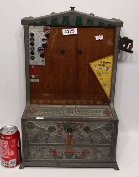 Vintage Target Practice Coin Op Trade Stimulator - Dixon's Auction at ...