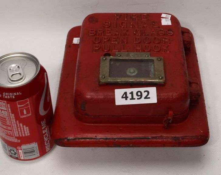 Vintage Universal Laboratories Fire Signal Box - Dixon's Auction at ...
