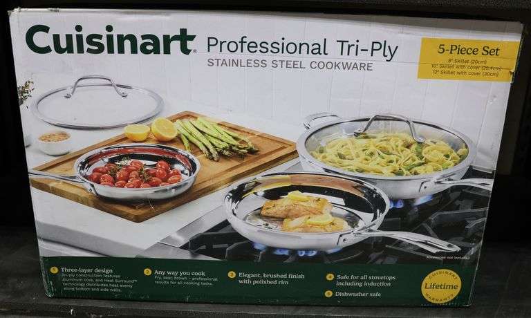 Open Box: Cuisinart Stainless Steel Cookware, [As-Is, Item(S) Appear ...