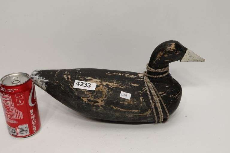Deal's Island Freeman Coot Decoy - Dixon's Auction at Crumpton