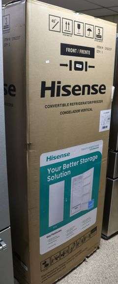 Open Box: Hisense 13.6 Cubic Foot Refrigerator/Freezer, [As-Is, Item(S ...