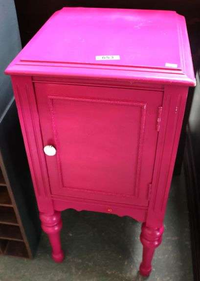 Upcycled Painted Nightstand - Dixon's Auction at Crumpton