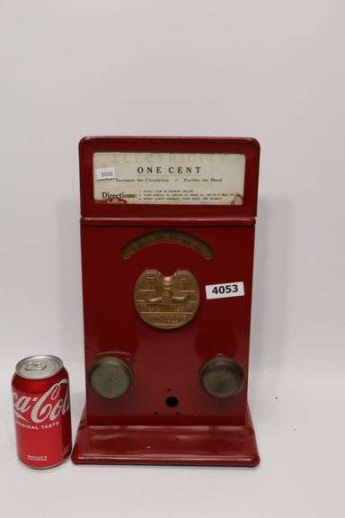 Antique 1c Coin Op Electricity Quack Medicine Device - Dixon's Auction ...