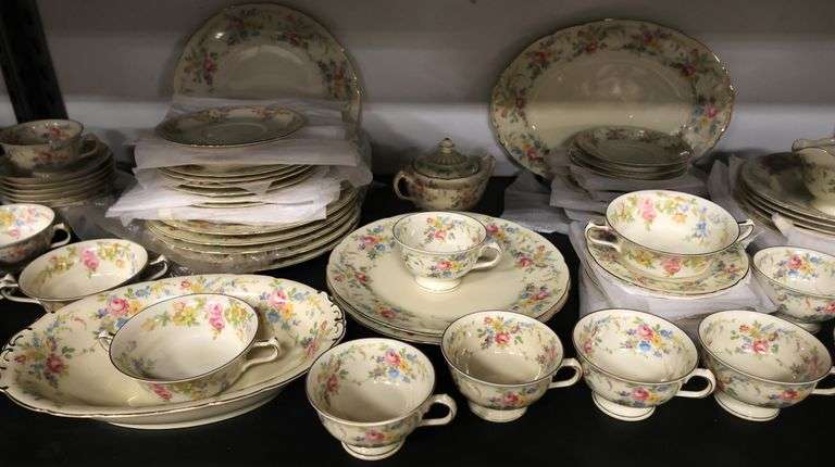 Lot of German Kpm Royal Ivory China Dishes - Dixon's Auction at Crumpton