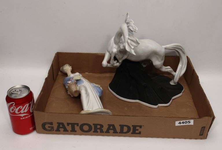 (2) Spanish Porcelain Figurines Including Sureda - Dixon's Auction at ...