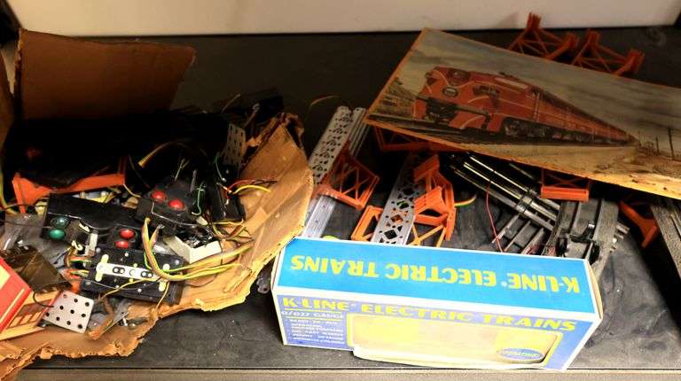 Lot of Model Railroad Train Set Track & Pieces, K-Line Car Etc. - Dixon ...
