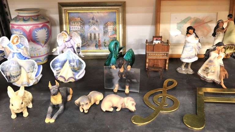 Lot of Thomas Kinkade Angels & Ashton Drake Indian Maiden Figurines ...