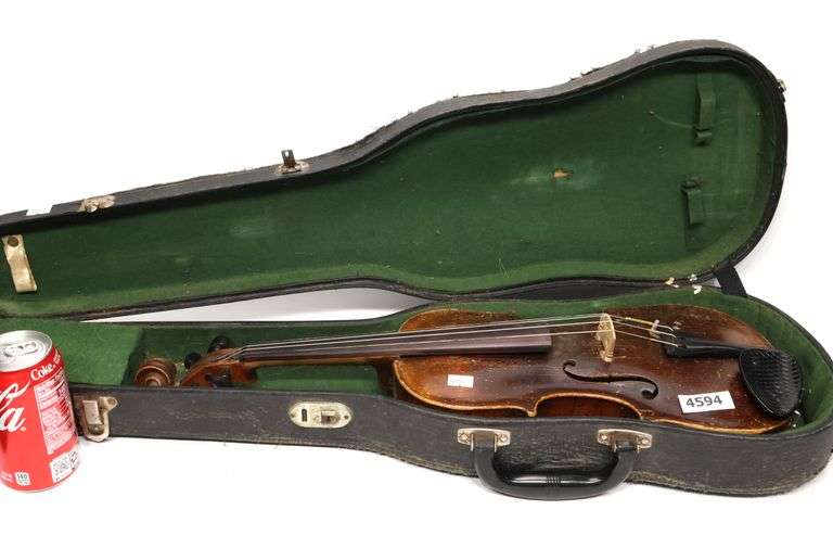 Antique Hopf Violin with Case - Dixon's Auction at Crumpton