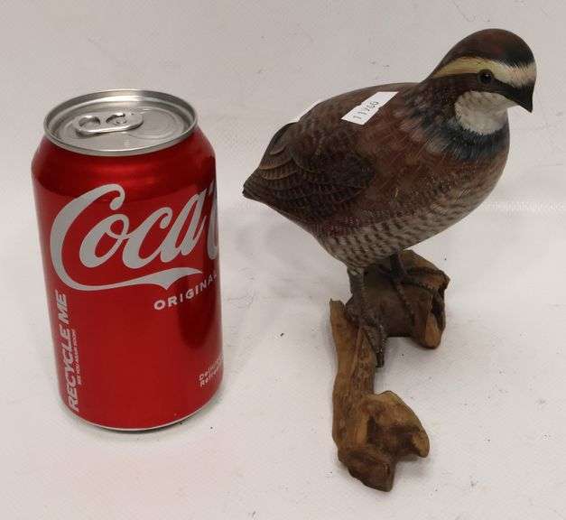 Quail Decoy Signed Ec - Dixon's Auction at Crumpton