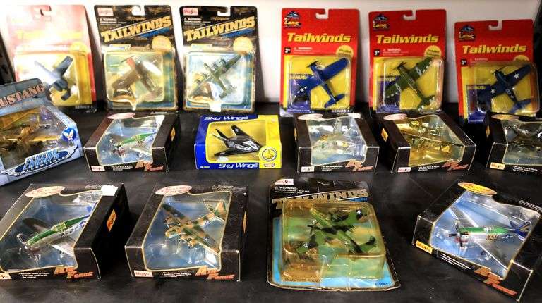 Lot of Die-Cast Military Model Airplane Toys - Dixon's Auction at Crumpton