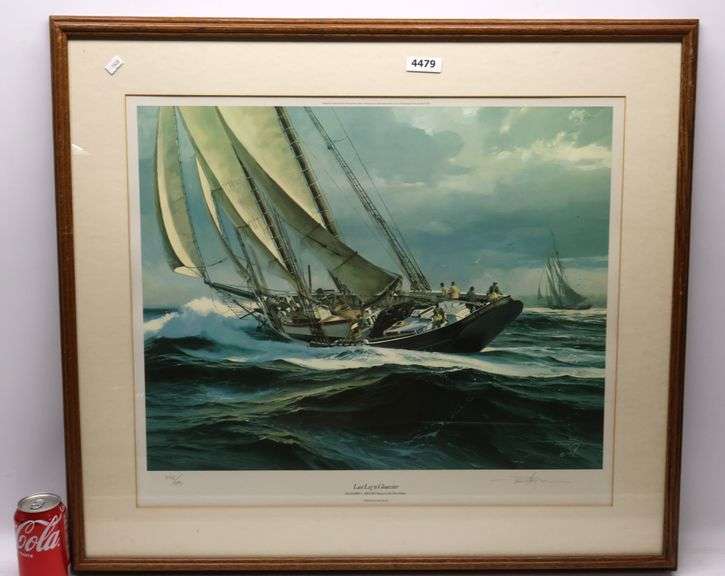 Thomas Hoyne III Artist Signed Print - Dixon's Auction at Crumpton