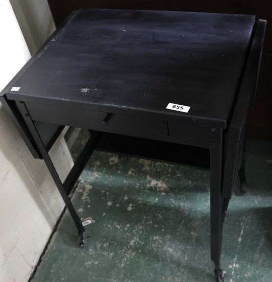 Vintage Industrial Typewriter Cart - Dixon's Auction at Crumpton