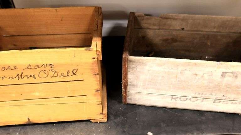 (2) Vintage Wooden Crates, Dads Root Beer Etc. - Dixon's Auction at ...