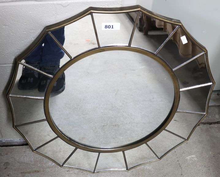 MCM Style Segmented Mirror - Dixon's Auction at Crumpton