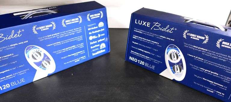 (2) Luxe Bidet Kits in Original Boxes - Dixon's Auction at Crumpton