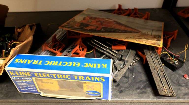 Lot of Model Railroad Train Set Track & Pieces, K-Line Car Etc. - Dixon ...