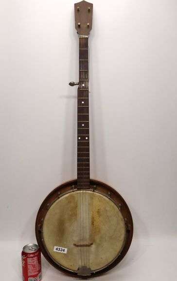 Vintage Banjo with Hard Shell Case - Dixon's Auction at Crumpton