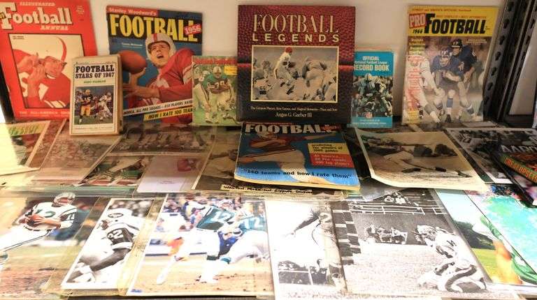 Lot of Football Legend Photos, Books, Magazines - Dixon's Auction at ...