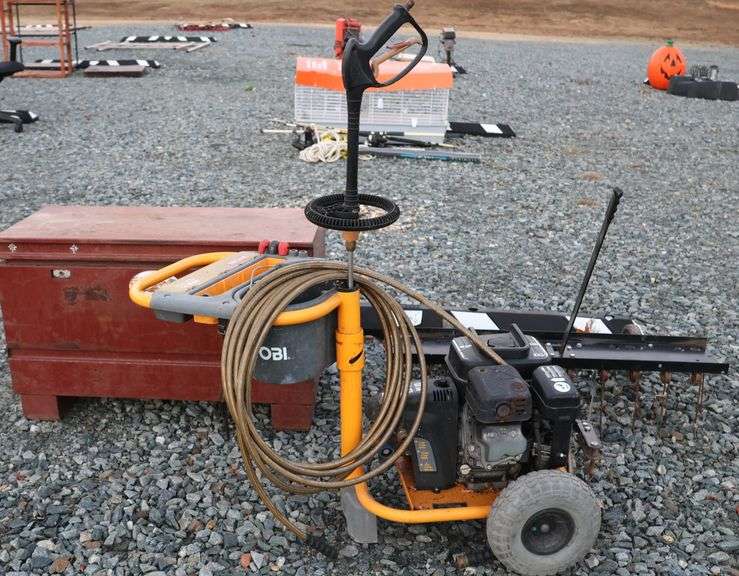 *NO STORAGE* Gang Box, Power Washer (Untested) And Drag - Dixon's ...