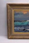 Ruth K. Brady California Coastal Landscape Painting Titled "Surf and ...