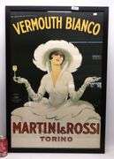 Reproduction Martini & Rossi Poster - Dixon's Auction at Crumpton