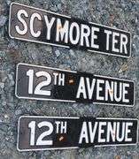3 Vintage Street Signs - Dixon's Auction at Crumpton