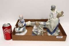 (4) Porcelain Figurines Including Gerold, Rex, Etc. - Dixon's Auction ...