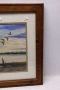 Don Sparrow Mallards in Flight Watercolor Painting - Dixon's Auction at ...