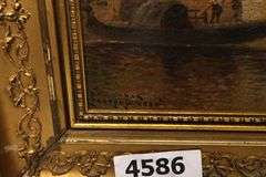 George W. Drew Oil Painting - Dixon's Auction at Crumpton