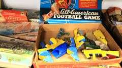 Lot Vintage Plastic Toy Guns & Vehicles, Partial Model Boats ...